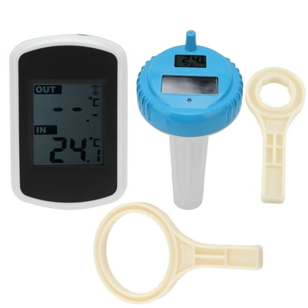 Floating Solar Wireless Thermometer Waterproof Swimming Pool Water ...