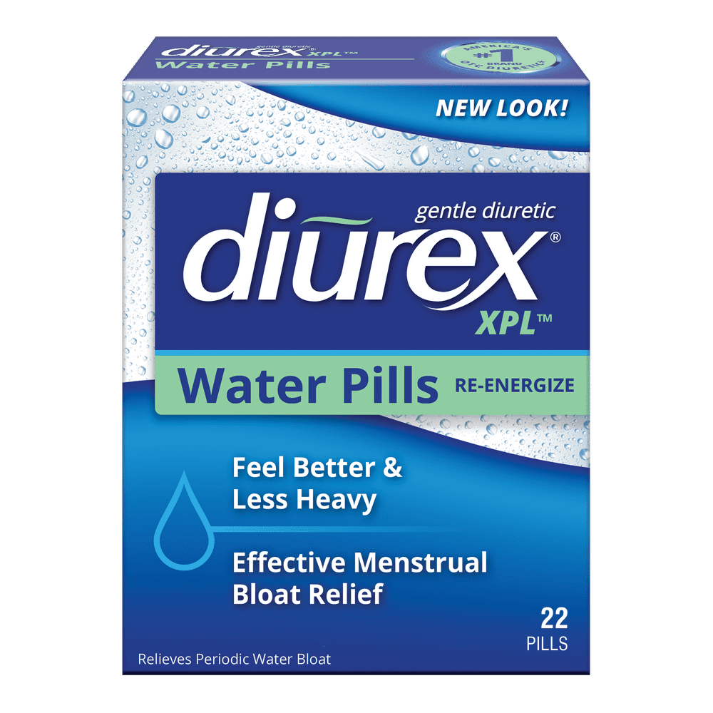 Diurex XPL Maximum Strength Diuretic Water Pills, 22ct - Walmart.com ...