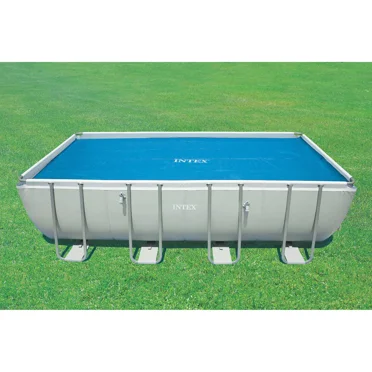 Intex 18' x 9' x 52" Ultra Frame Rectangular Above Ground Pool Set with ...