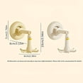 2Pc Cartoon Duck Suction Cup Hook Six-Claw Rack 360° Dual- Rotating No ...