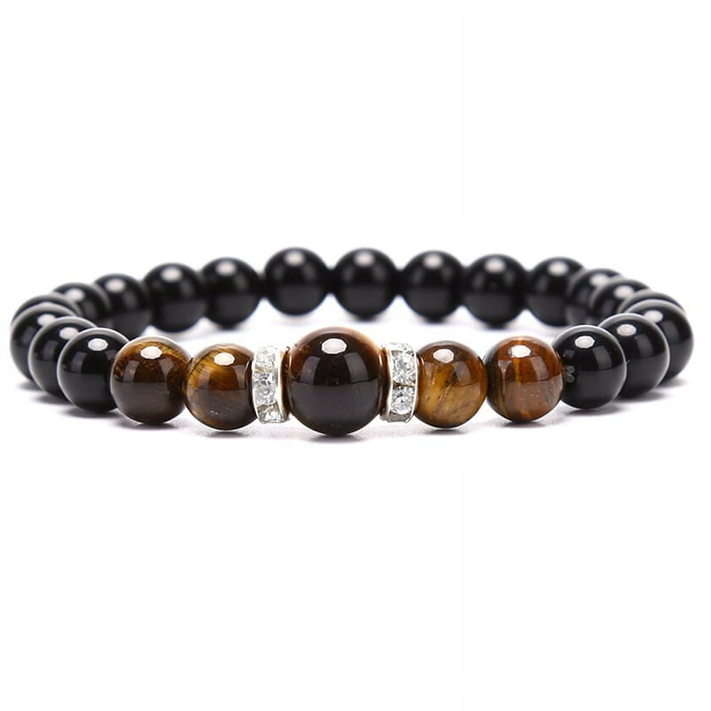 Click here for Generic Natural Stone Beads Tiger Eyes Black Obsid... prices