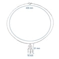 304 Stainless Steel Pendant Necklaces with Cable Chains Lobster Claw ...