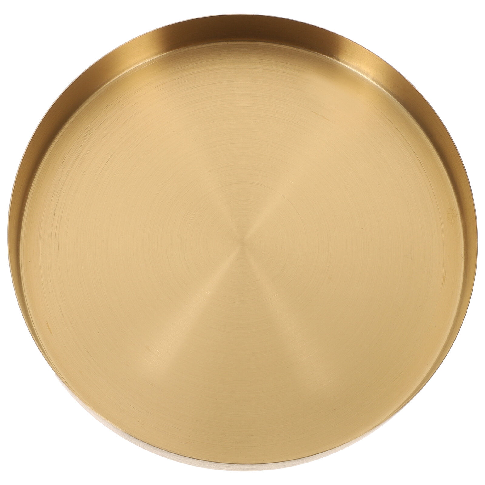 Modern Round Decorative Tray Coffee Table Serving Tray Jewelry Storage ...