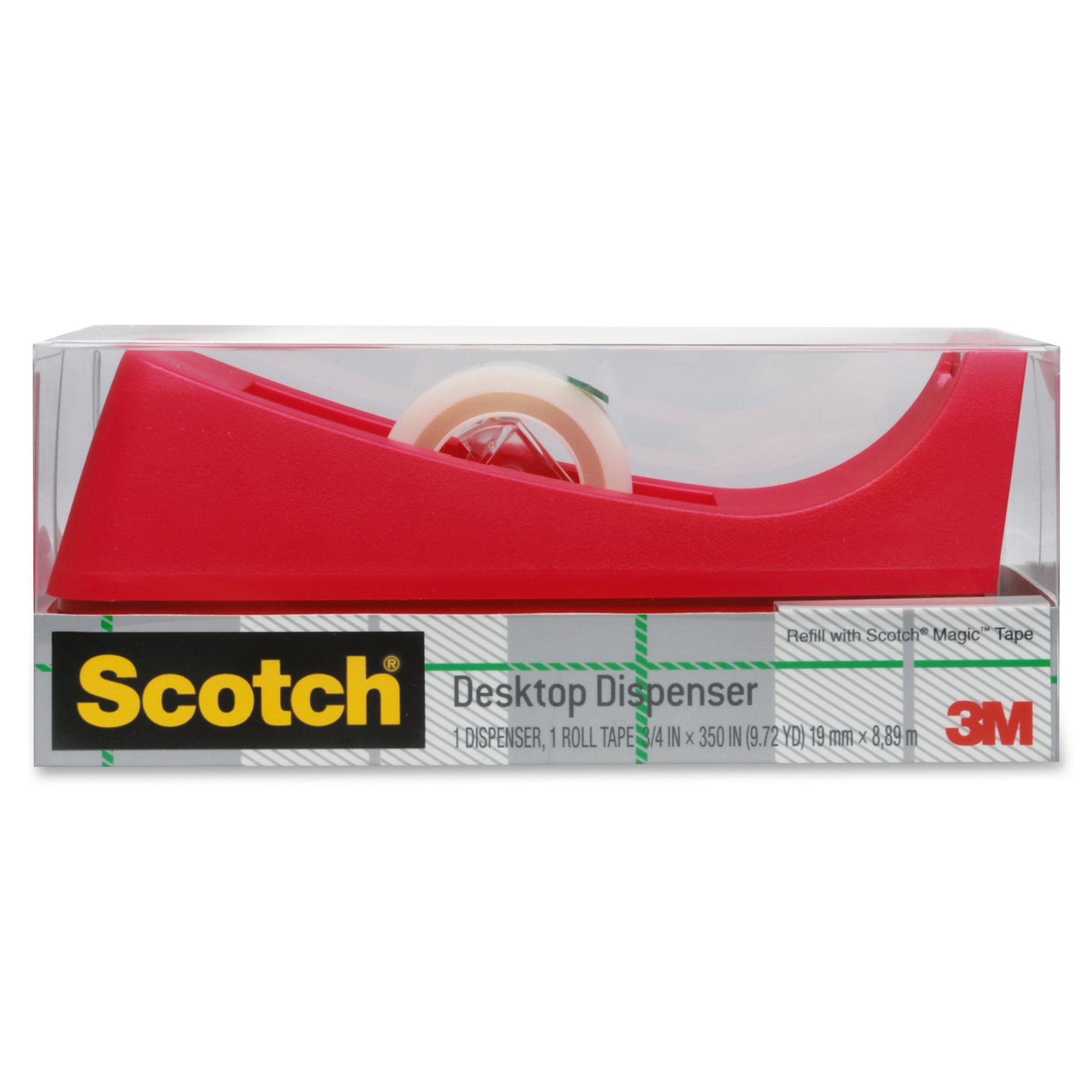 Scotch Tape Dispenser Pink