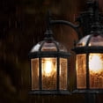 Aluminum Outdoor Lamp Post Birdcage, Hardwired Street Light Post for ...