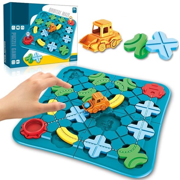 Road Builder Game - Smart Logical Board Game with 4 Levels and 100 ...