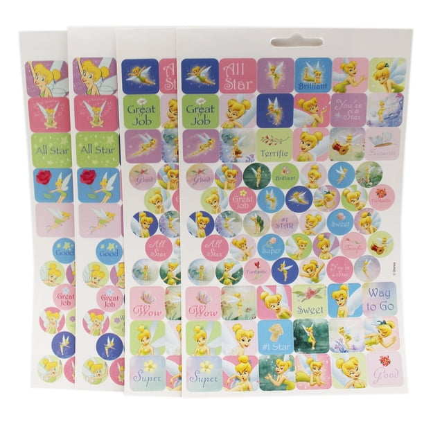 Disney Fairies Tinker Bell Superstar Pixie Assorted Sticker Sheets (4 ...