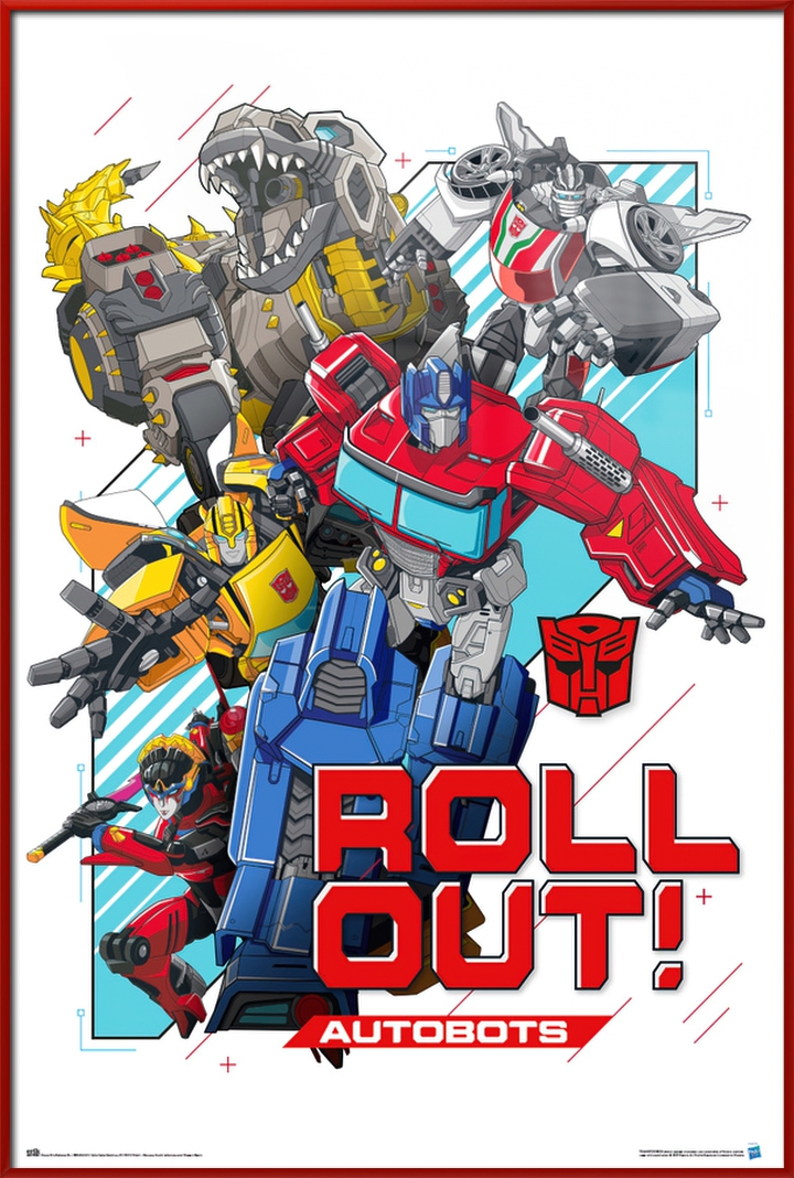 Transformers - Framed TV Show Poster (Roll Out! - Autobots) (Size: 24 ...
