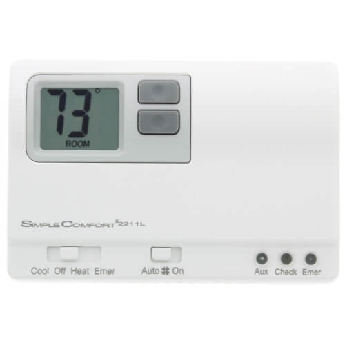 ICM Controls SC2211L - Simple Comfort Non-Programmable Thermostat with ...