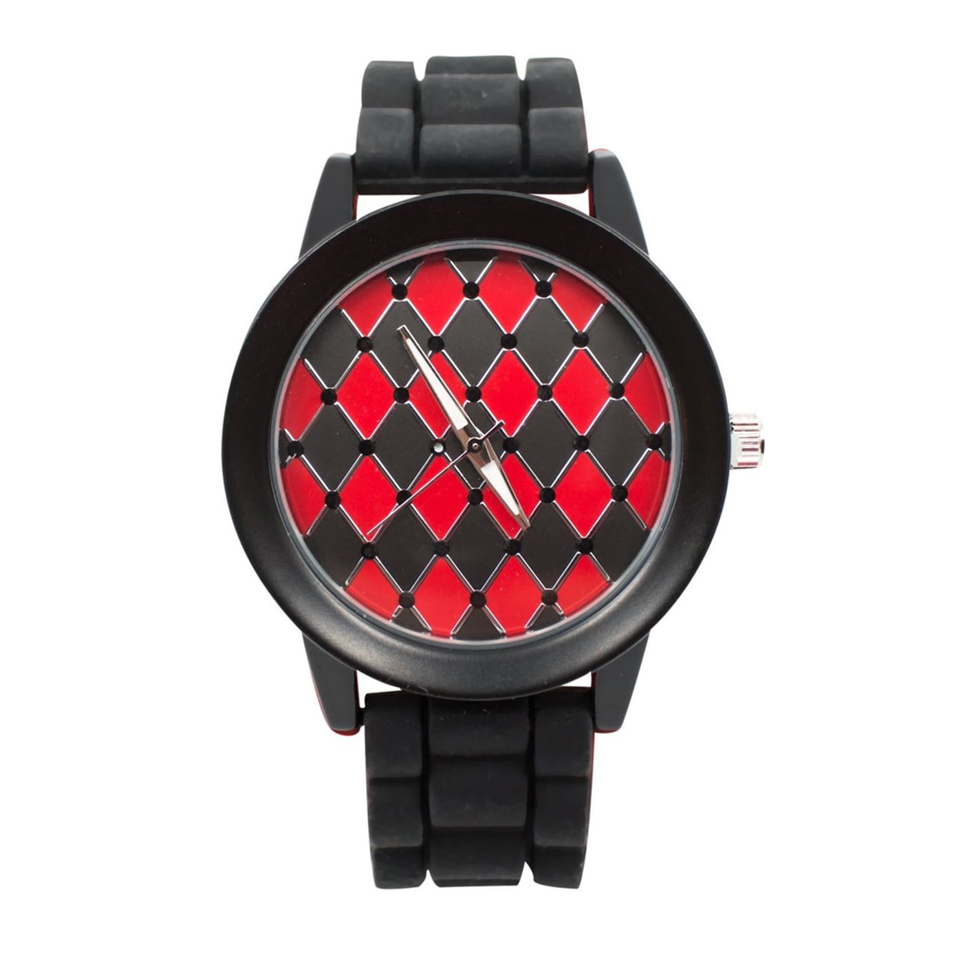 Harley Quinn wtchhqdiampat Harley Quinn Diamond Patter Watch with ...