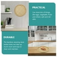 OFFIGAM Bamboo Weaving Colander Basket Square for Homeowners in Kitchen ...
