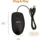 Basics 3-Button USB Wired Computer Mouse (Black), 1-Pack - Walmart.ca