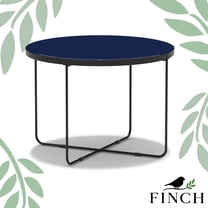 Finch Thomas Round Coffee Table Blue - Walmart.com