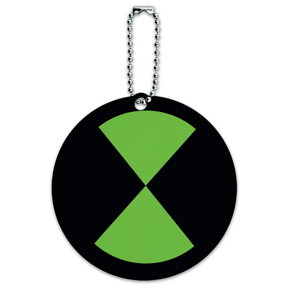Ben 10 Logo Round Luggage ID Tag Card Suitcase Carry-On - Walmart.com