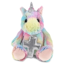 DolliBu Wild Collection Blue Butterfly Stuffed Animal with Silver Cross ...