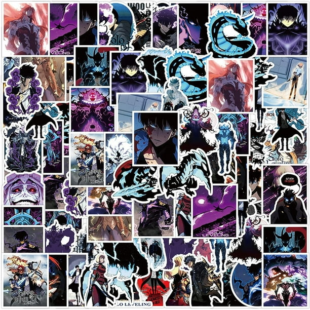 50pcs Solo Leveling Manga Stickers for Teens Laptop, Cool Japanese ...
