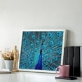 Diamond Art Kits for Adults - Beautiful Blue Peacock DIY Diamond ...