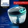 Signora Ware Manual Food Chopper and Processor for Vegetables Fruits ...