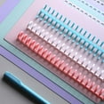 10 Pcs 30 Rings Comb Binding Spines Plastic Binding Combs School ...