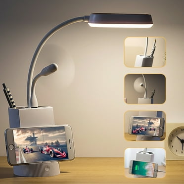 SUPTREE Led Desk Lamp with Pen and Phone Hold for an Office in Home - 3 ...