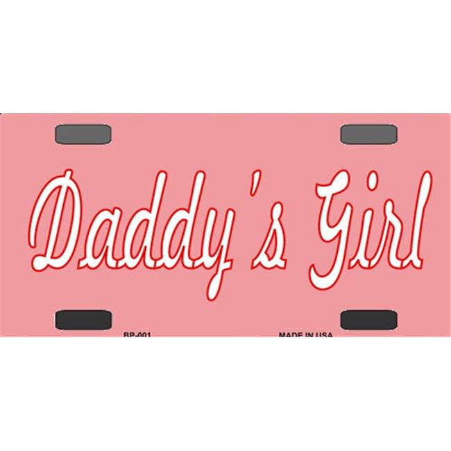 BP-001 Daddys Girl- Bicycle License Plate - Walmart.com - Walmart.com