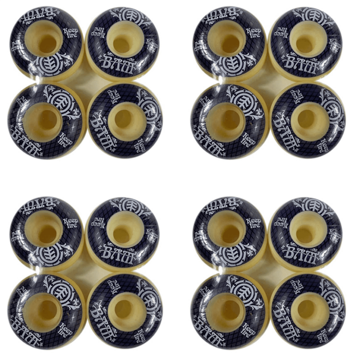 Click here for Geloo 16pcs Skateboard Wheels 54mm Pu Hardness Ska... prices