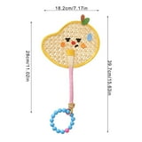 Vintage Weave Handheld Fan Lightweight Beach Wedding Photo Props ...