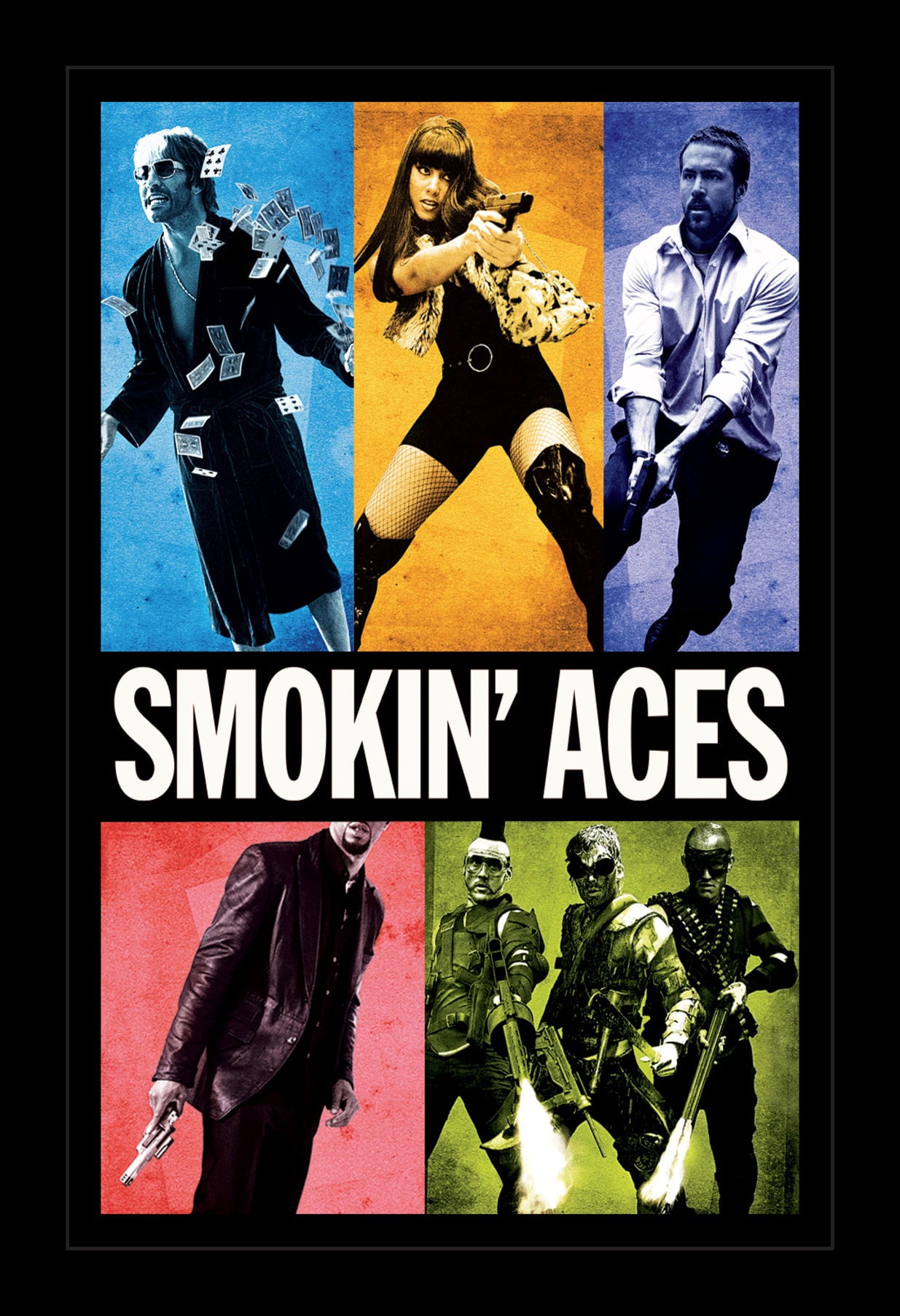 SMOKIN' ACES - 11x17 Framed Movie Poster - Walmart.com