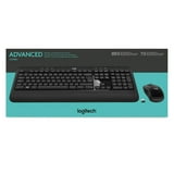 Logitech Advanced Combo Wireless Keyboard and Mouse, Black - Walmart.com