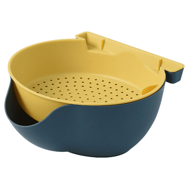 Fruit Vegetable Washing Sink Strainer Basket Ergonomic Strainer Basket ...
