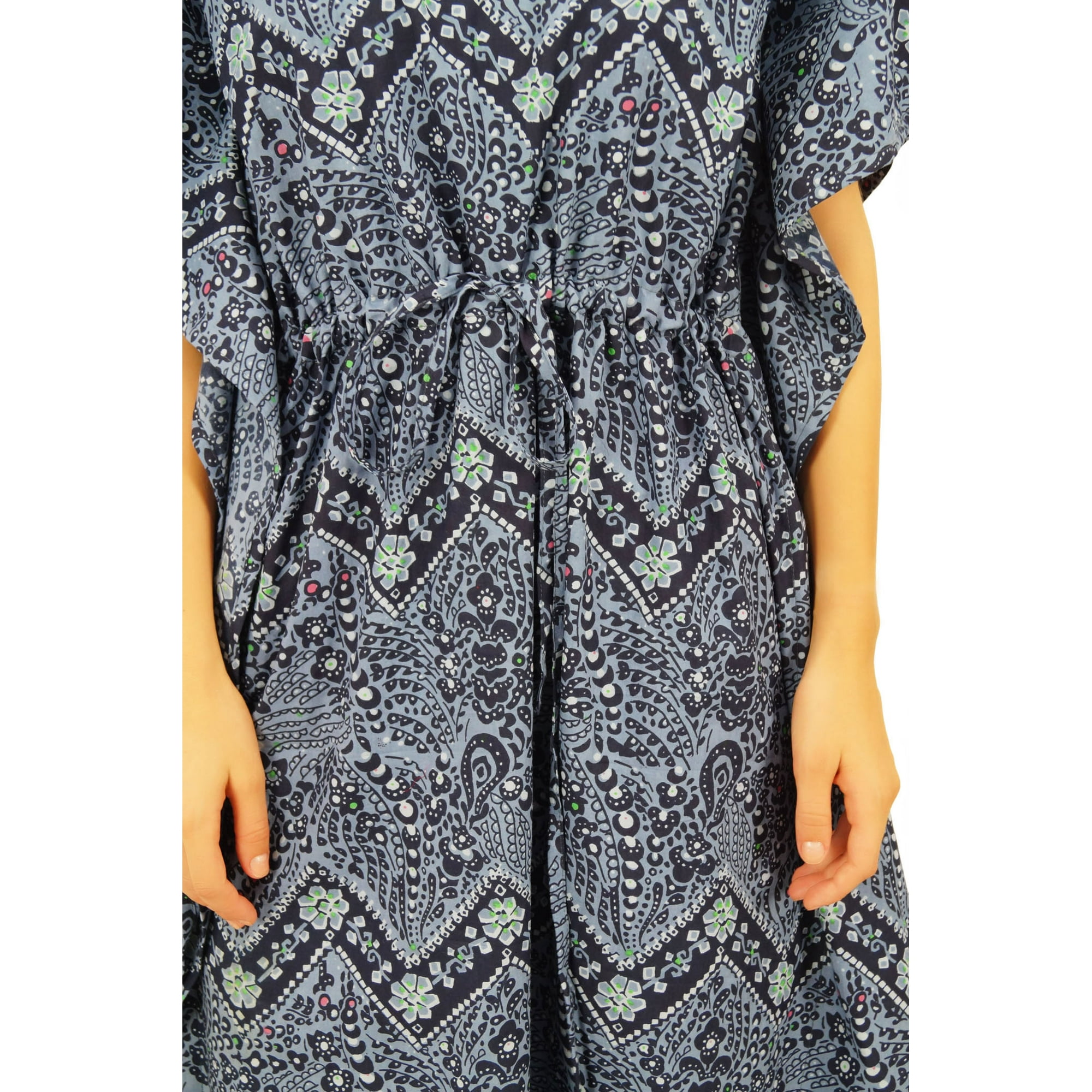 Click here for Bimba Womens Long Cotton Kaftan Maxi Printed Kimon... prices