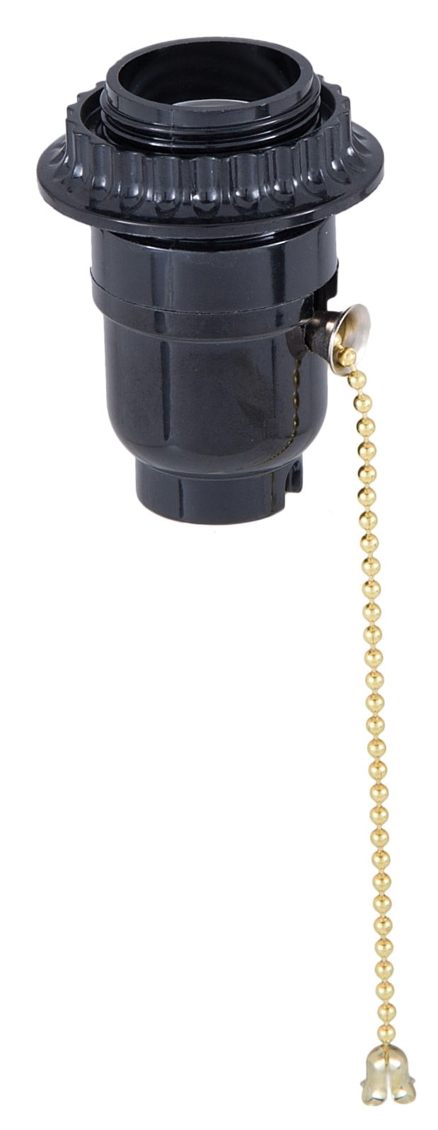 B&P Lamp® Plastic Pull Chain Socket With Retaining Ring - Walmart.com