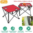 1Pc/2Pcs Options -- Foldable Camping Table Portable Picnic Table ...