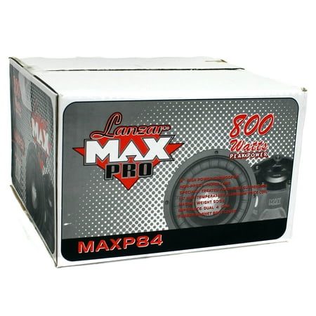 LANZAR MAX PRO MAXP84 8" 800 WATT Power Car Audio Subwoofer Sub Woofer ...
