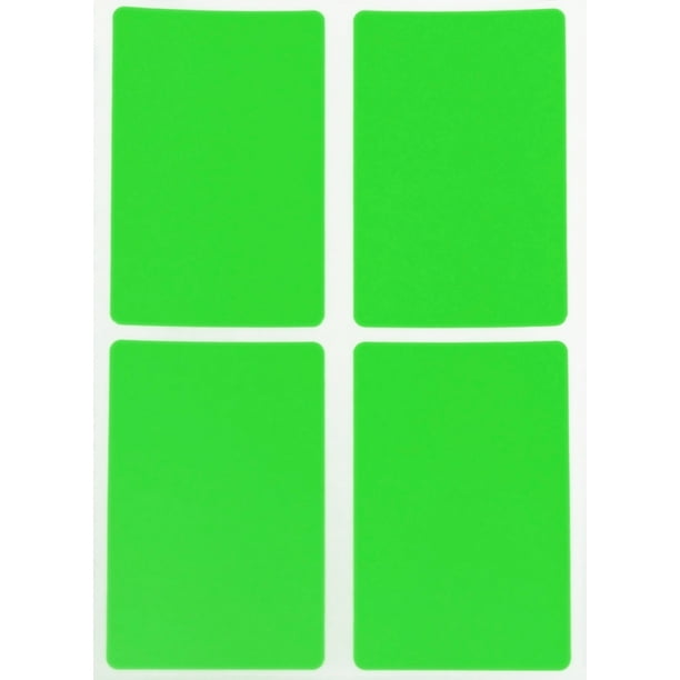 Rectangle Neon Sticker Labels 3x2 - Moving Stickers Bright Flourescent ...