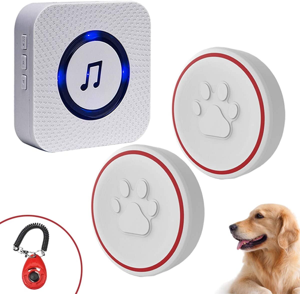 CallToU Dog Bell for Potty Training Wireless Doggie Door Bell for Dog ...