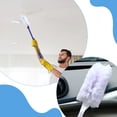 4Pcs Plastic Folding Dusters Dust Cleaner Handles 4Sets PP Retractable ...
