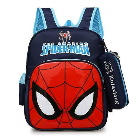 Spider-Man Backpack with Nylon, School Backpack, Cartoon Schoolbag With ...