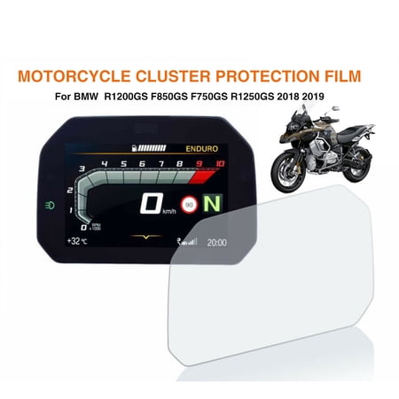 Bkuxy 2 Set Motorcycle Cluster Scratch Cluster TPU Screen Protection ...