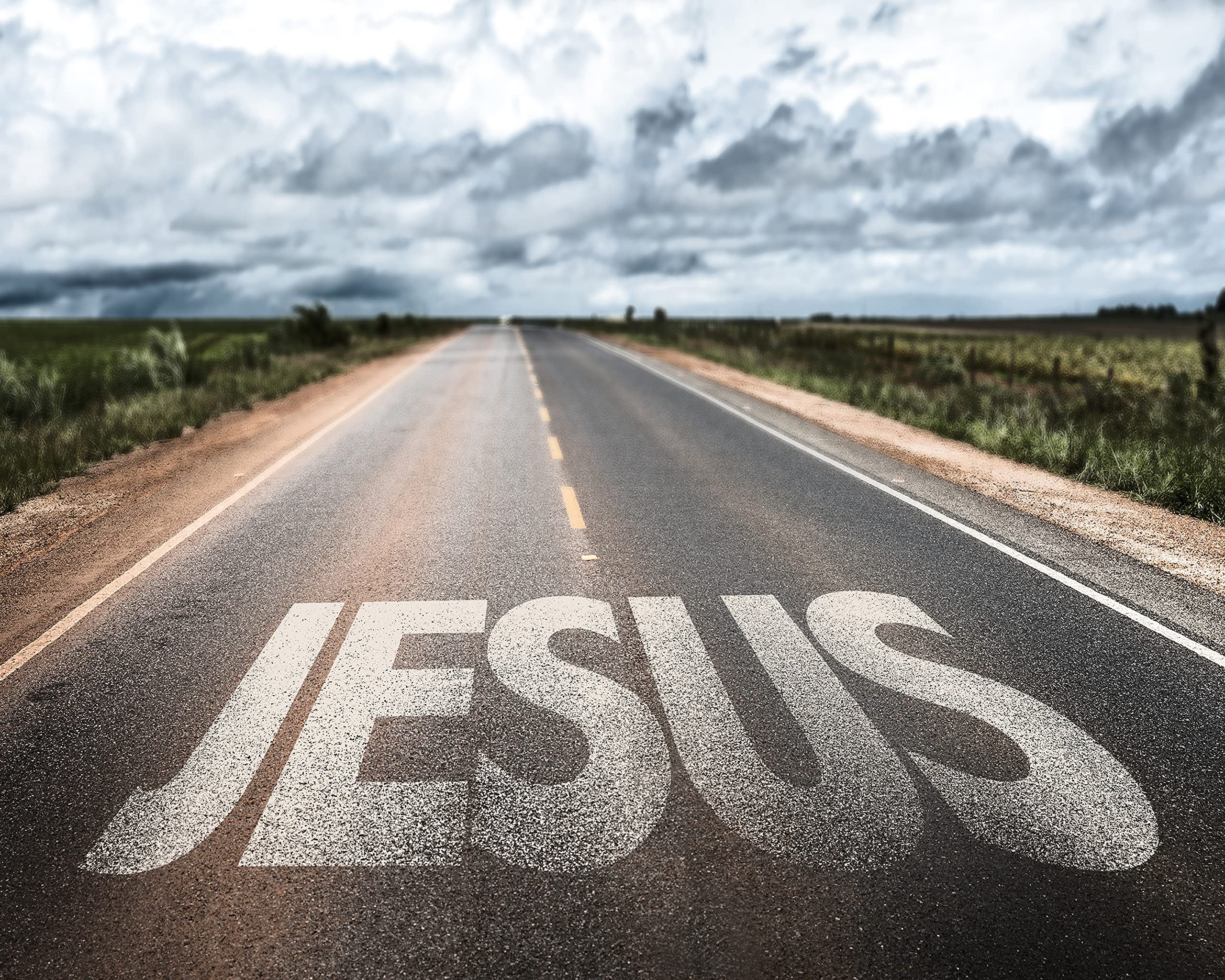 Catholic print picture - JESUS' HIGHWAY SH - 8" x 10" ready to be ...