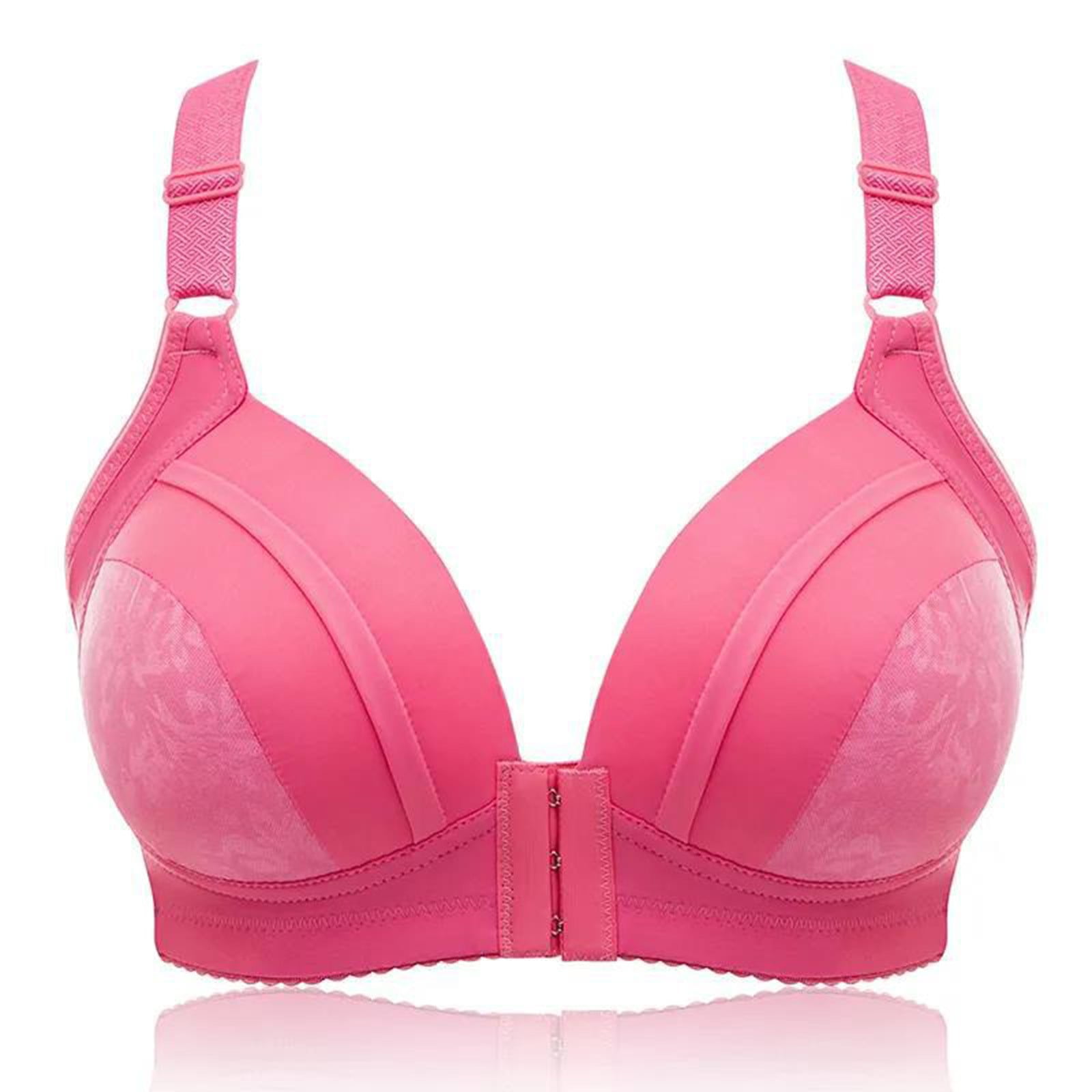 qucoqpe Front Closure Bras Women Posture Bras with Back Support Full ...