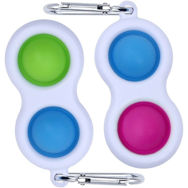 2 pieces of simple Fidget Dimple toys, stress relief sensory hand toys ...