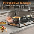 2 Burner Electric Cooktop 110V - 24 Inch Countertop Electric Stove with ...
