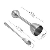 5PCS Stainless Egg Cracker Topper Set Steel and Perfect Egg Opener for ...