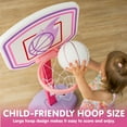 Free Shipping! SYNCFUN Pink Indoor Outdoor Kids Basketball Hoop ...