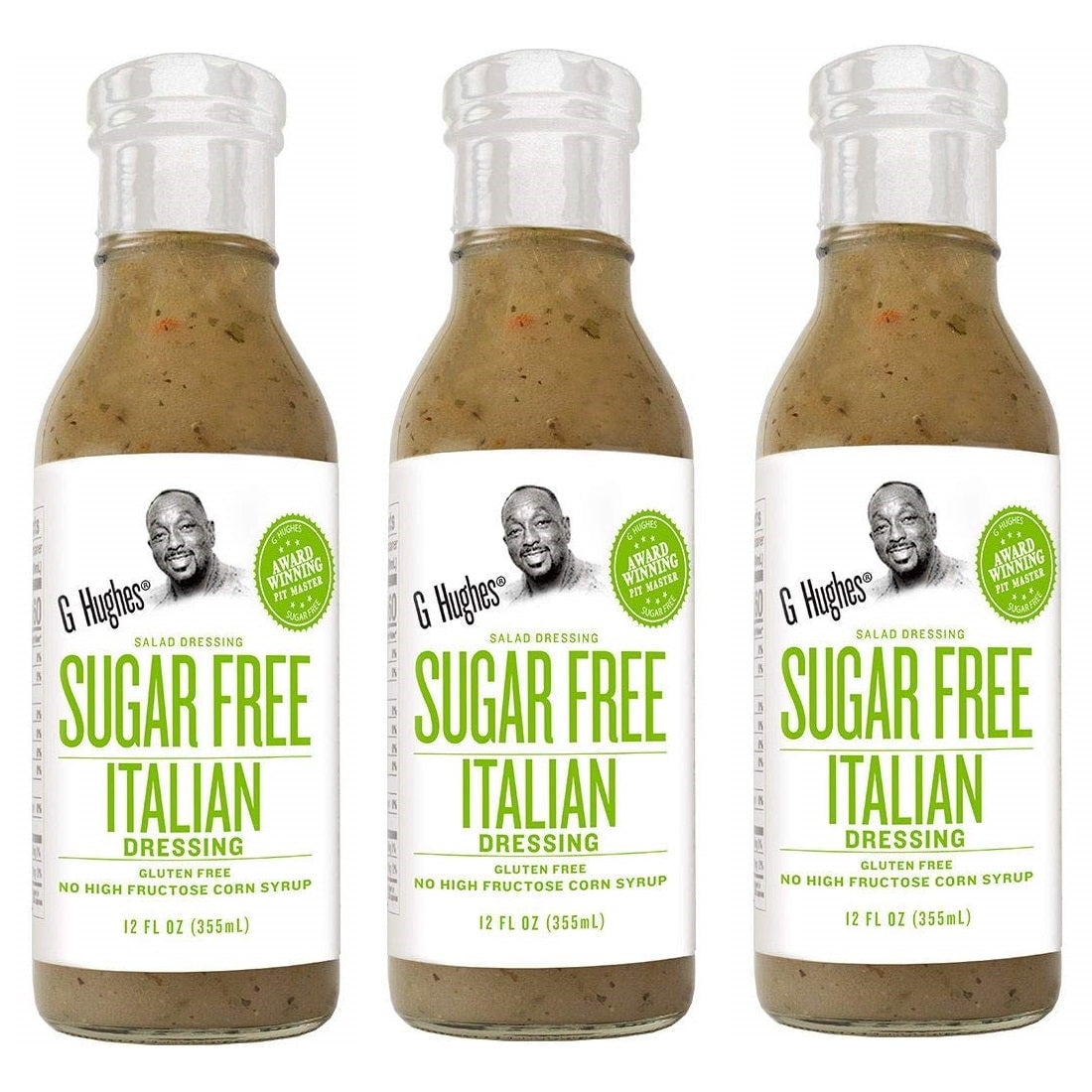 G Hughes' Sugar-Free Salad Dressings - Italian Size: 3 Bottles ...