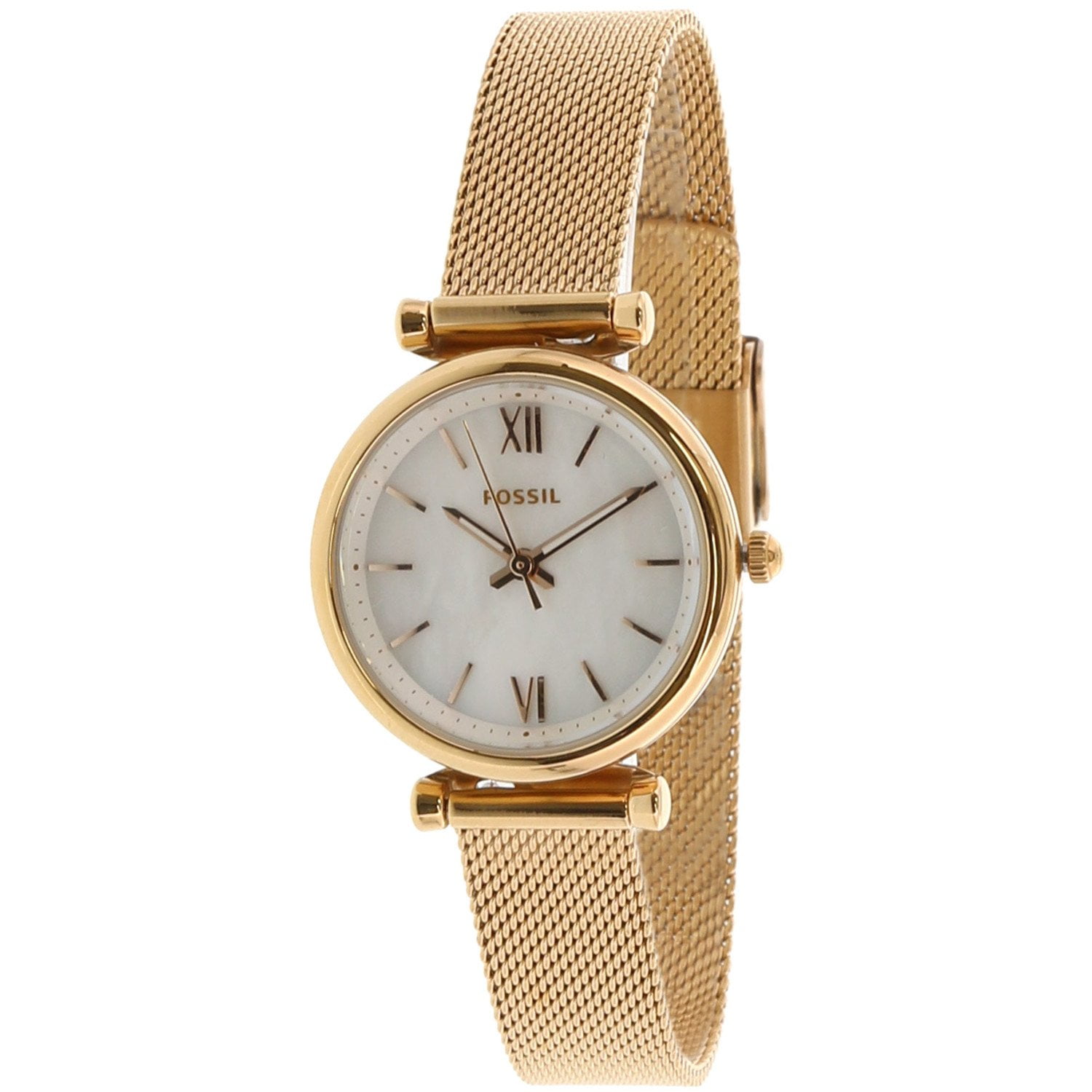 Click here for Fossil Womens Carlie Mini Es4433 Rose-Gold Stainle... prices