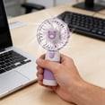 Portable Fan Candy Colors Bear Pattern Fans Usb Charged Handheld ...
