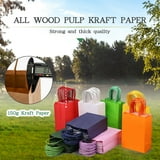 AZOWA Green Gift Bags Mini Small Kraft Paper Bags with Handles (4.7 x 2 ...