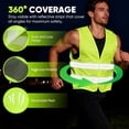 50 Pcs High Visibility Safety Vest Bulk Construction Vests Reflective ...